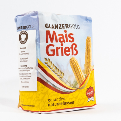 Glanzer Maisgriess 1kg - Kornladen.at