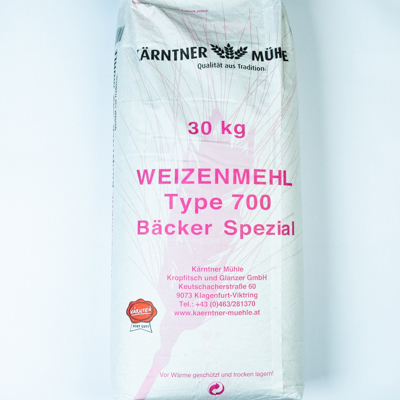 T700 Bäcker Spezial 30kg Weizenmehl - Kornladen.at